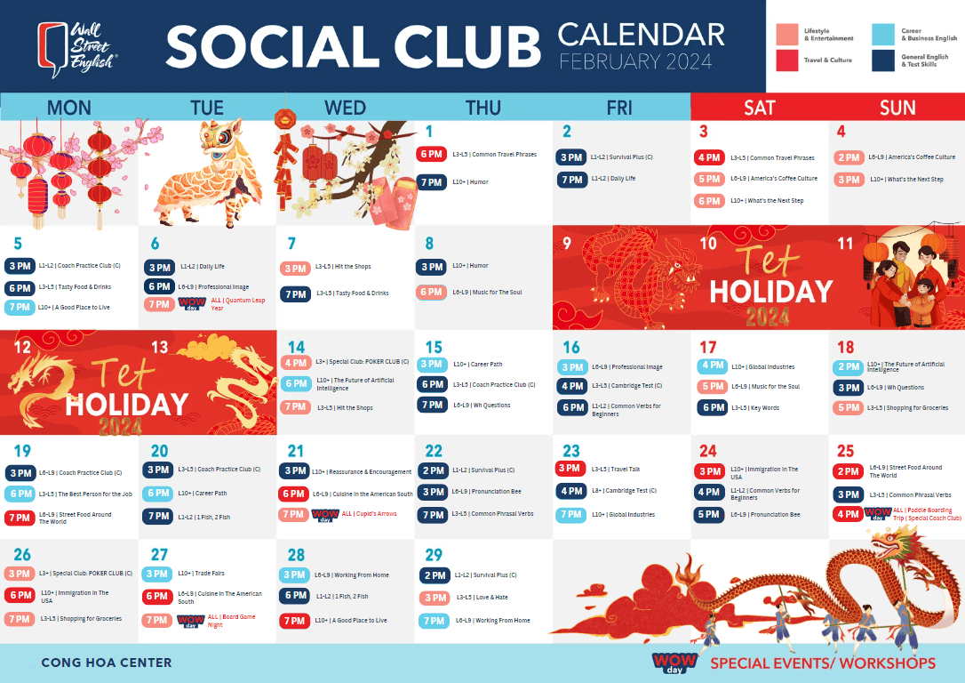 Social Club - Trung tâm anh ngữ Wall Street English Vietnam