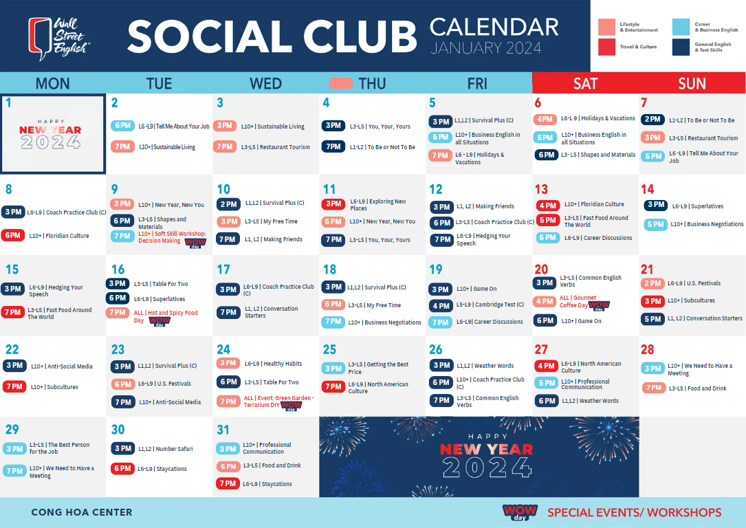 Social Club - Trung tâm anh ngữ Wall Street English Vietnam