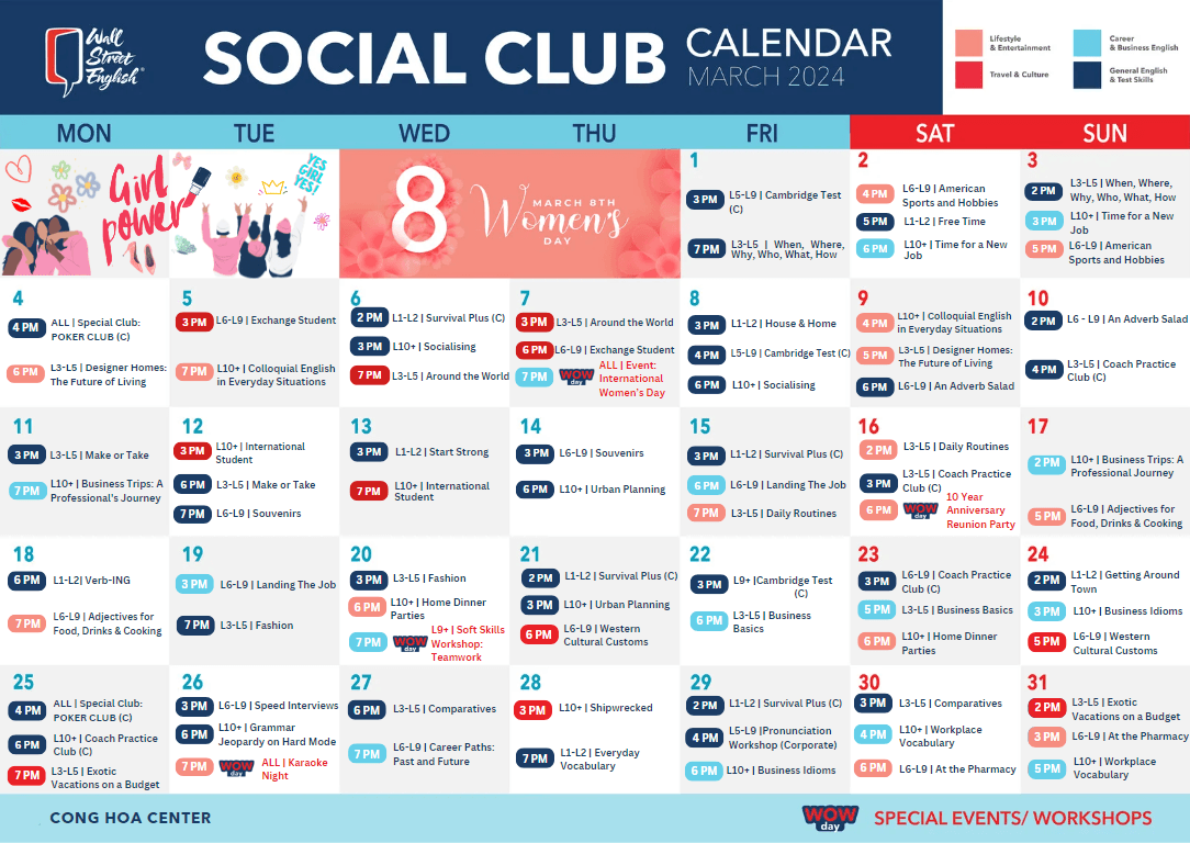 Social Club - Trung tâm anh ngữ Wall Street English Vietnam