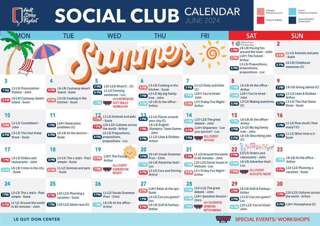 Social Club - Trung tâm anh ngữ Wall Street English Vietnam