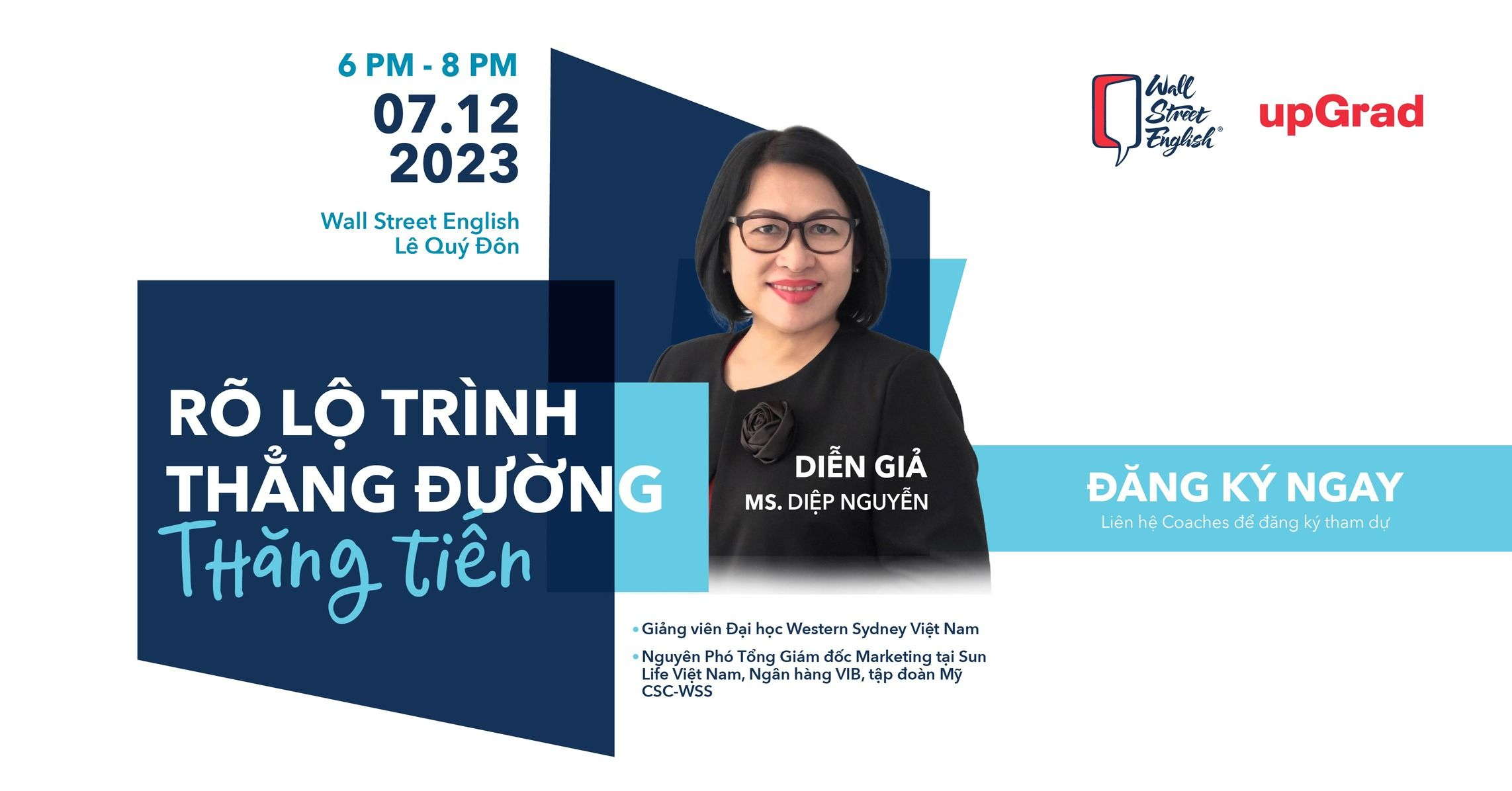 Hội thảo "Rõ Lộ Trình, Thẳng Đường Thăng Tiến" - Anh ngữ WSE